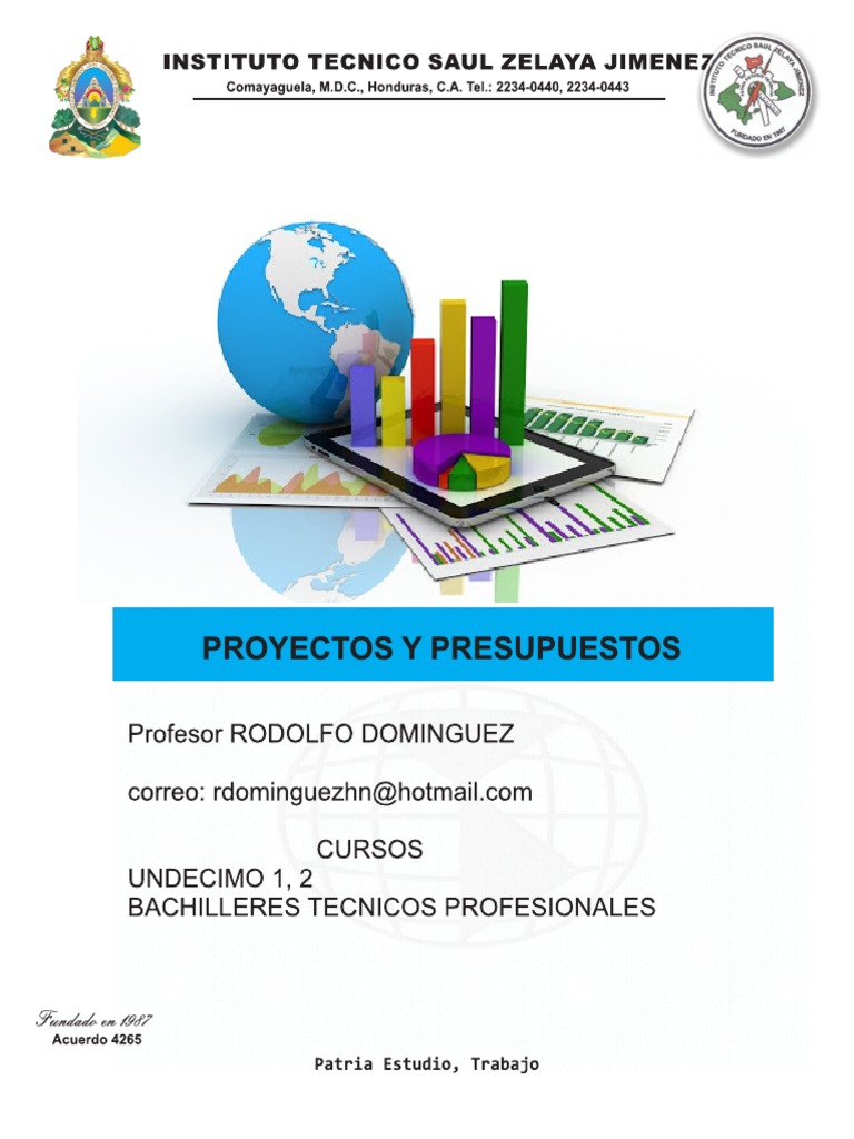 Guia de Proyectos y Presupuestos Unidad 1 2020. | PDF | Presupuesto | Planificación