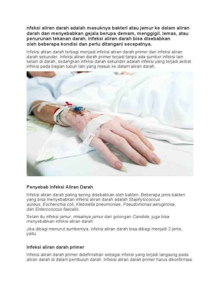 Infeksi Aliran Darah | PDF