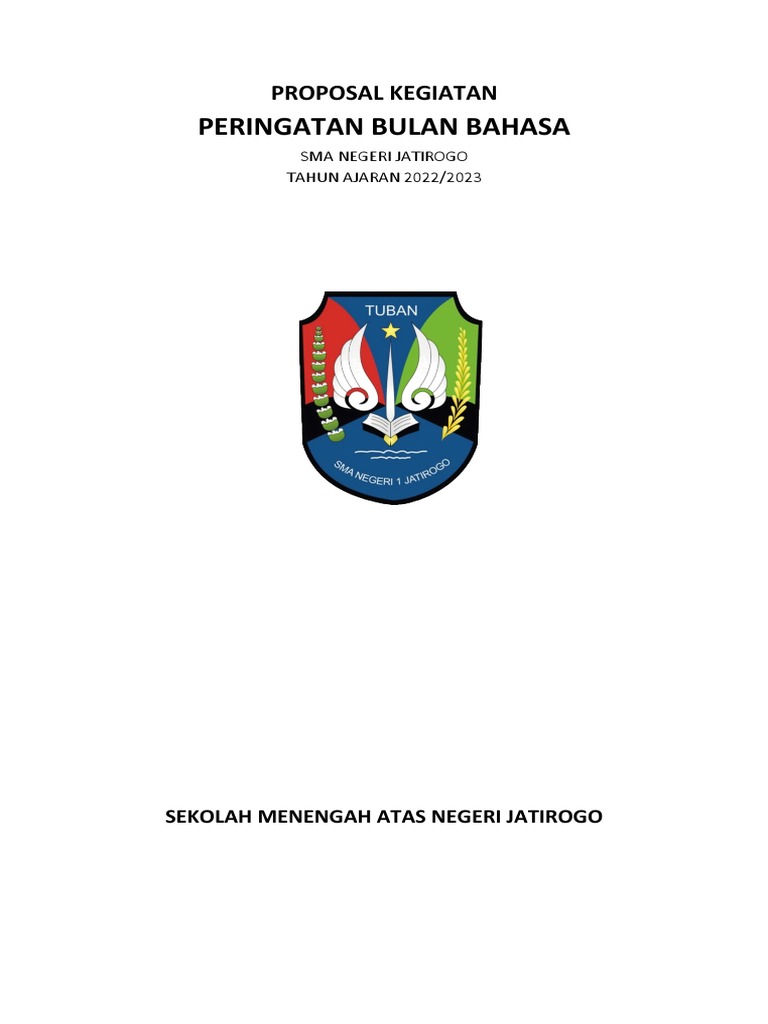 Proposal Bulan Bahasa 2022 | PDF