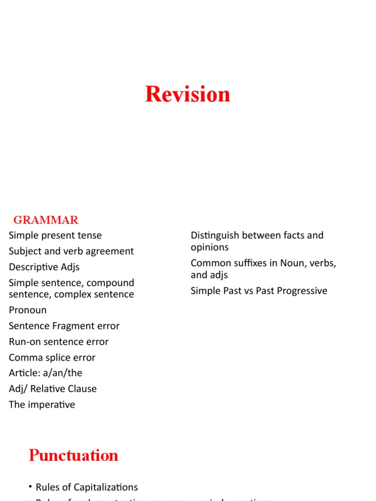 Revision | PDF