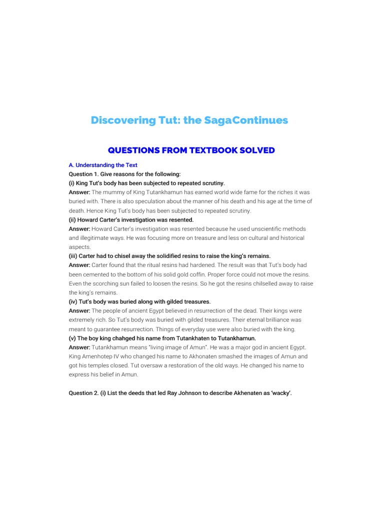 Dissecting History: How Advanced Technology is Helping Uncover the Mysteries of King Tut and ...