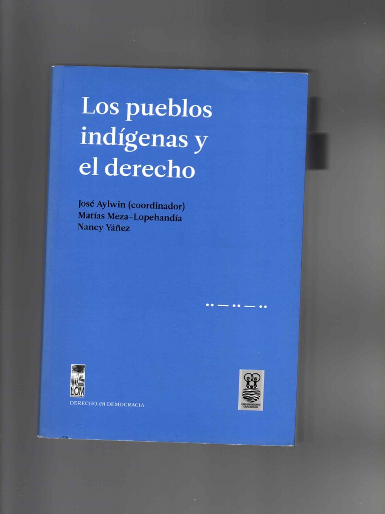 PUEBLOS INDIGENAS Y EL DERECHO Archivo | PDF