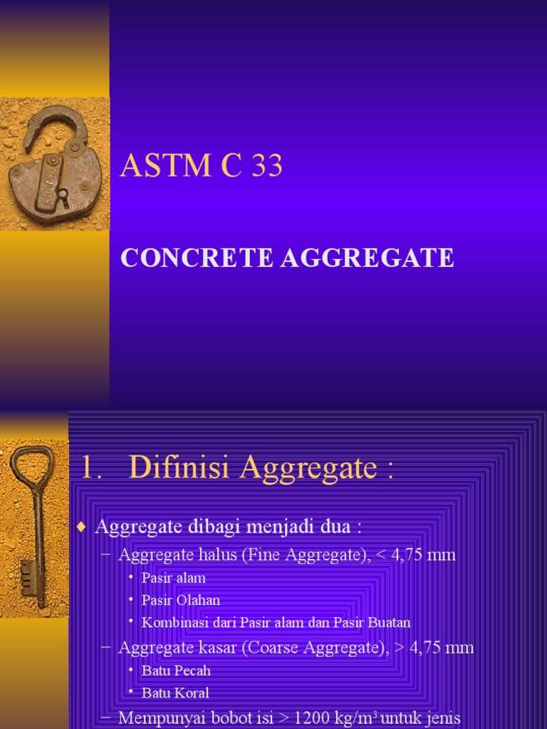 Astm C 33 | PDF