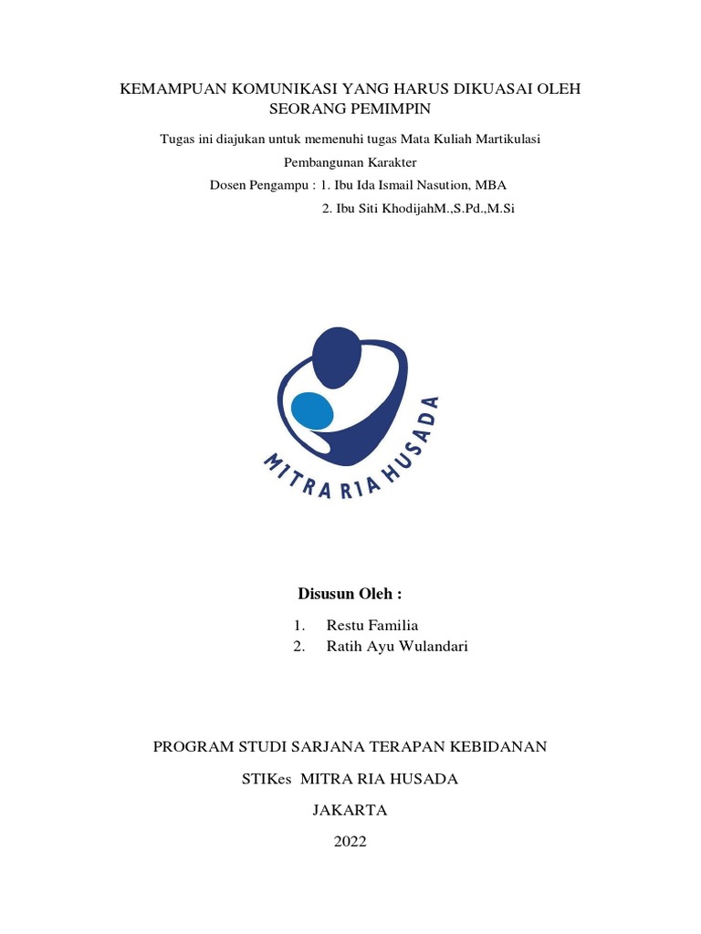 Keahlian Komunikasi Pemimpin | PDF | Pengembangan Diri