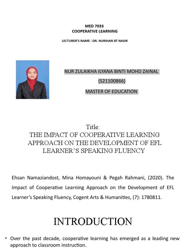 Assignment Individu 1 | PDF | Fluency | Learning