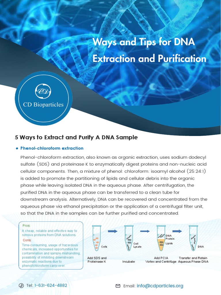 DNA Extraction Tips for Scientists | PDF | Protein Purification ...