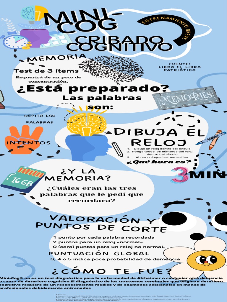 Mini-Cog Ya Con Referencias XD | PDF | Cognición | Psiquiatría geriátrica