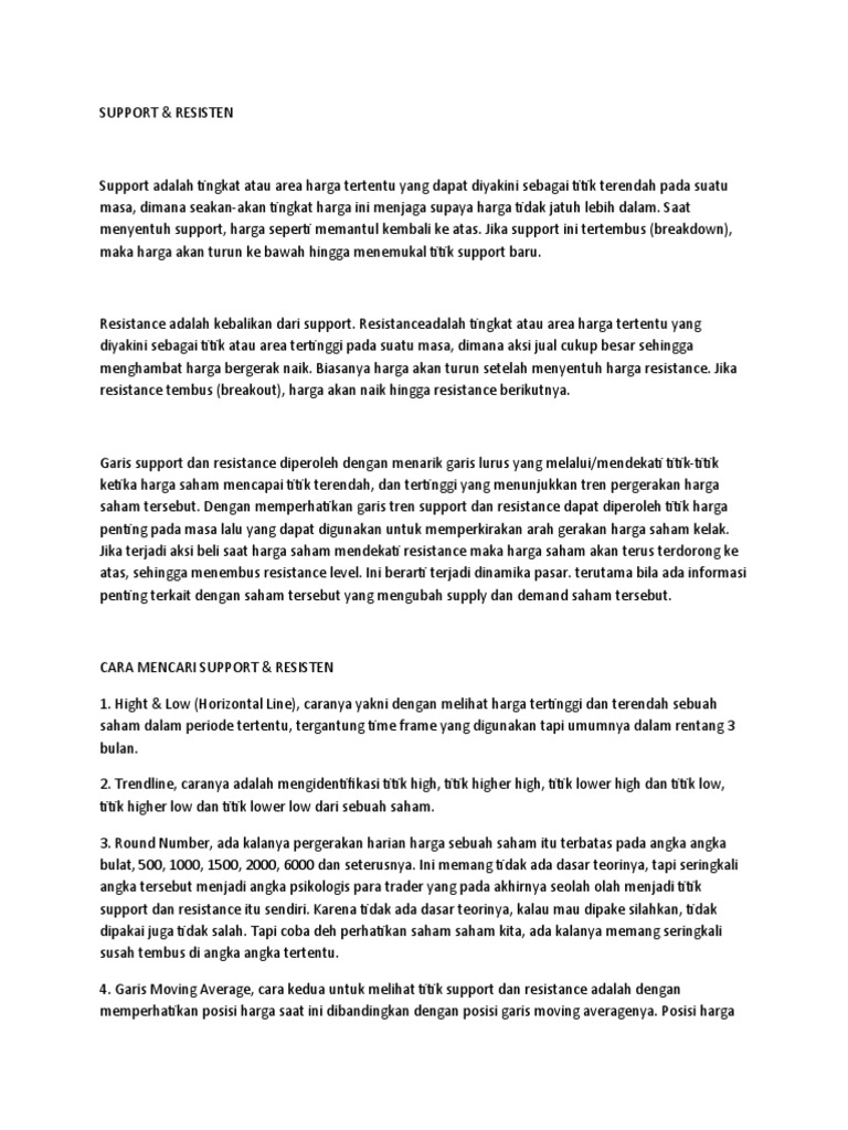 SUPPORT & RESIS-WPS Office | PDF