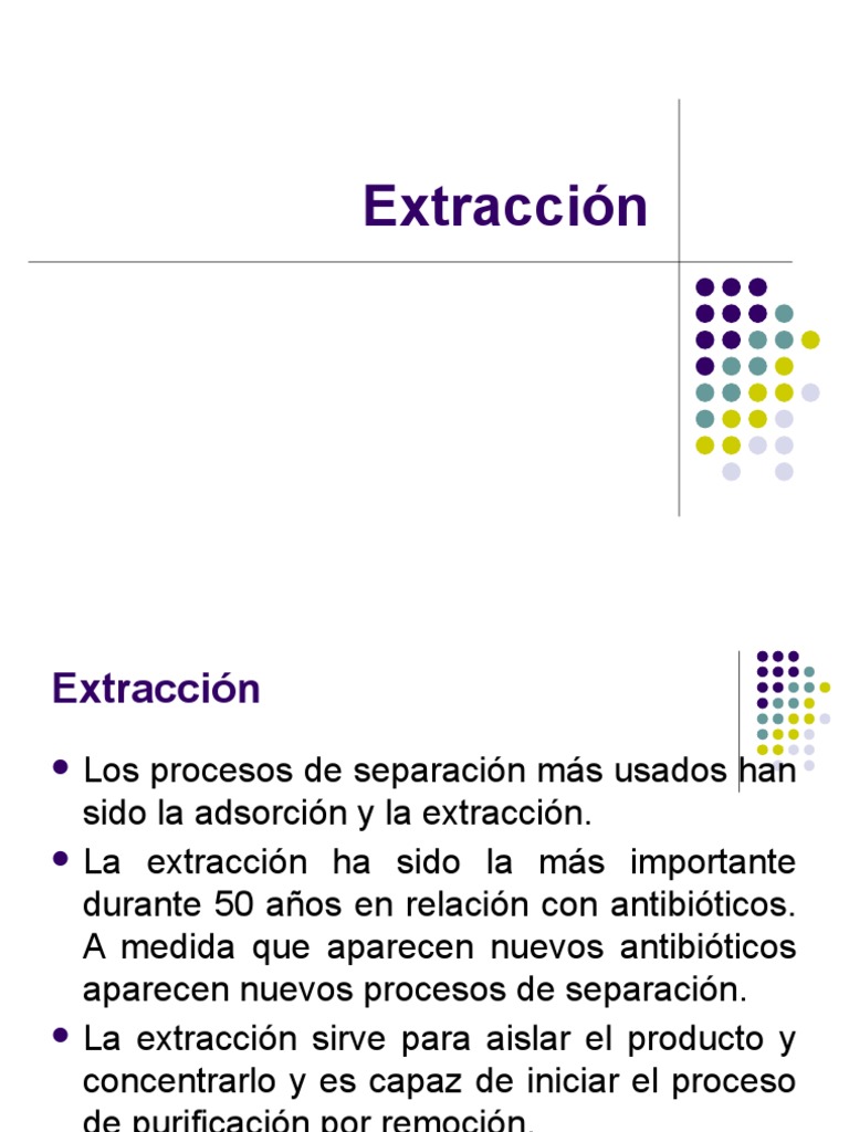 6 Extraccion OK | PDF | Solubilidad | Concentración