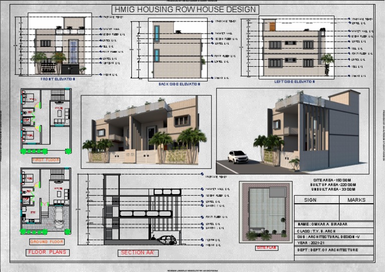 Row House Sheet2 | PDF