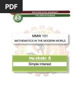 DETAILED LESSON PLAN (Simple Interest) | PDF | Formula | Interest