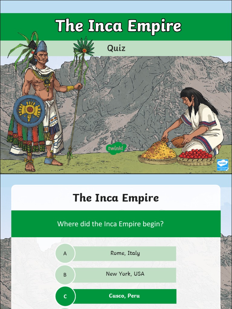 Quiz Time Inca | PDF