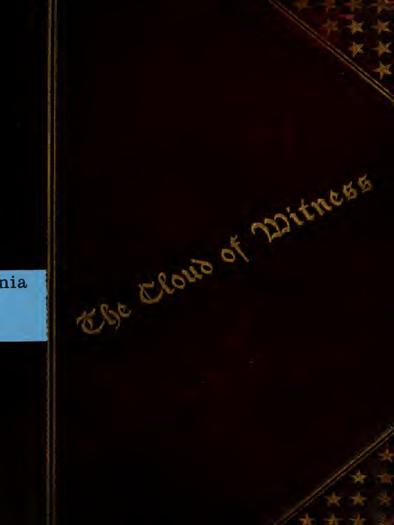 The Cloud of Witness | PDF | Thou | Soul