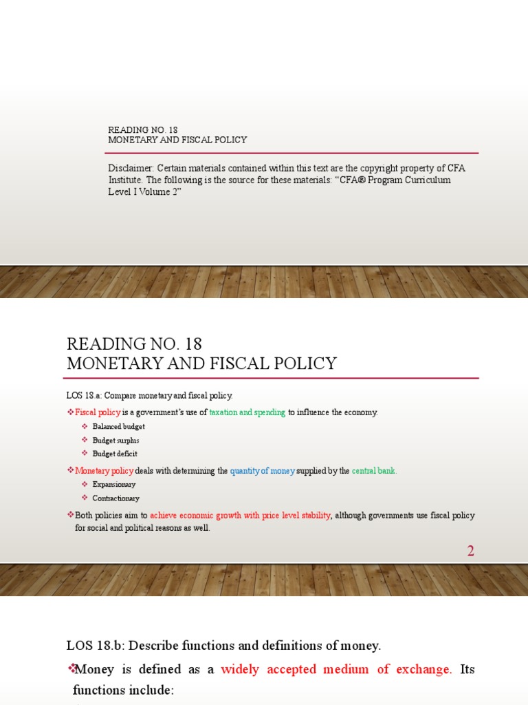 Monetary and Fiscal Policy | PDF | Monetary Policy | Money Supply