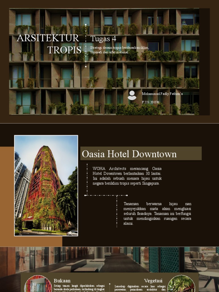 Tugas 4 Arsitektur Tropis f22120017 - Mohammad Fadly Fathon'A | PDF