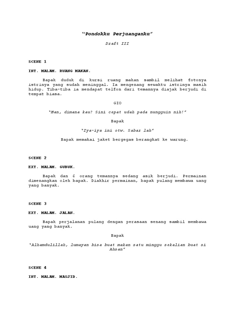 Naskah Film BLK | PDF