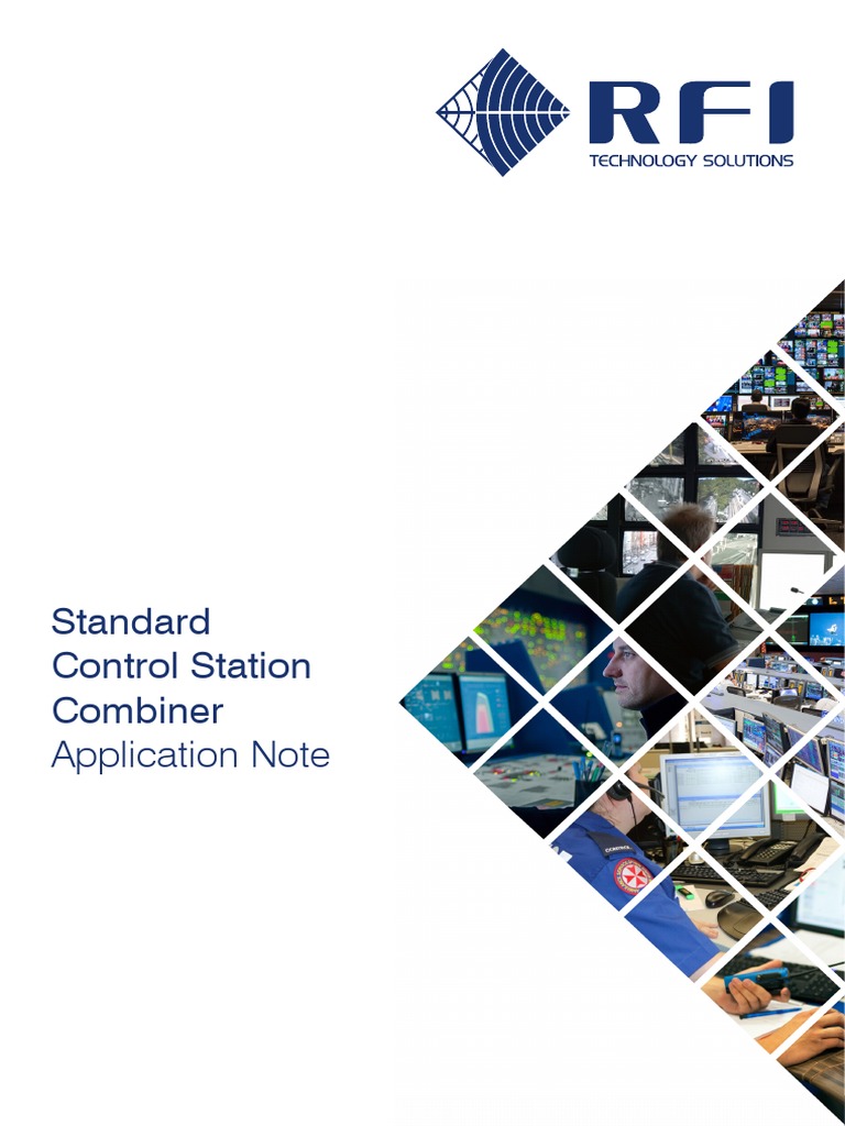 RFI Standard Control Station Combiner, CSxxxx-yy05-zz Application Note ...