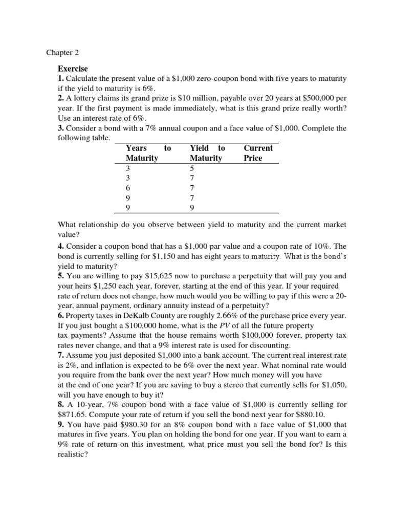 Exercises | PDF | Option (Finance) | Put Option