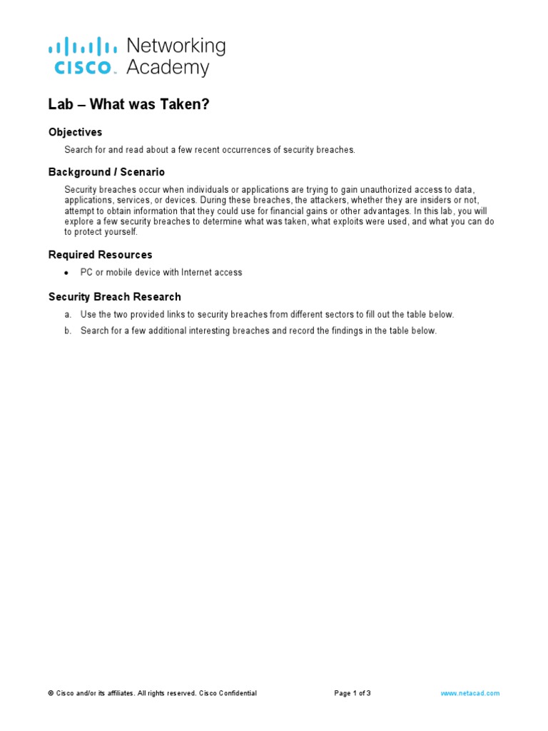 Analyzing Recent Security Breaches | PDF | Security | Computer Security