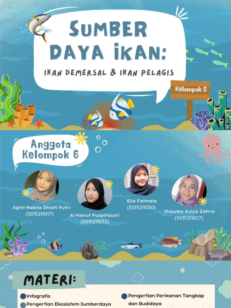 KELOMPOK 6 (Ikan Pelagis Dan Ikan Demersal) | PDF