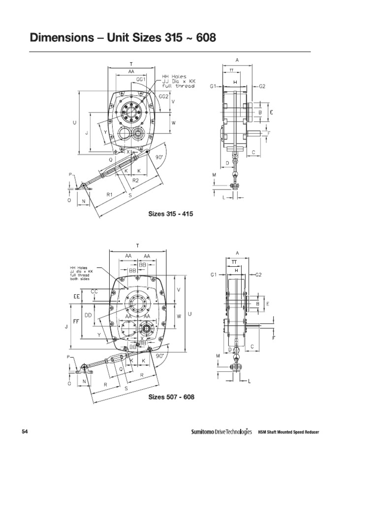 Gearbox HSM - Sumitomo | PDF