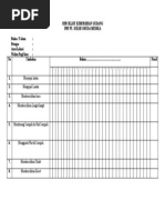 Form Monitoring Suhu Chiller Dan Freezer | PDF