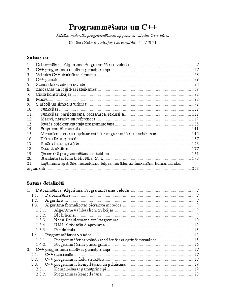 Programmesana C++ | PDF