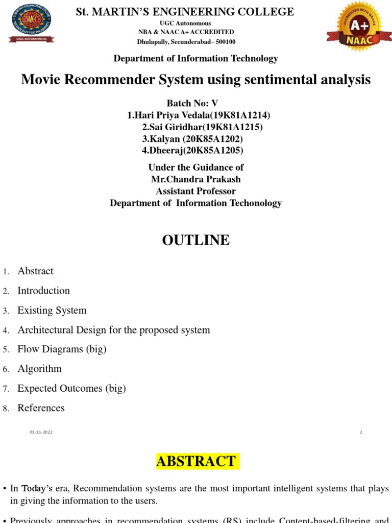 Movie Recommendation System Report | PDF | Unified Modeling Language ...