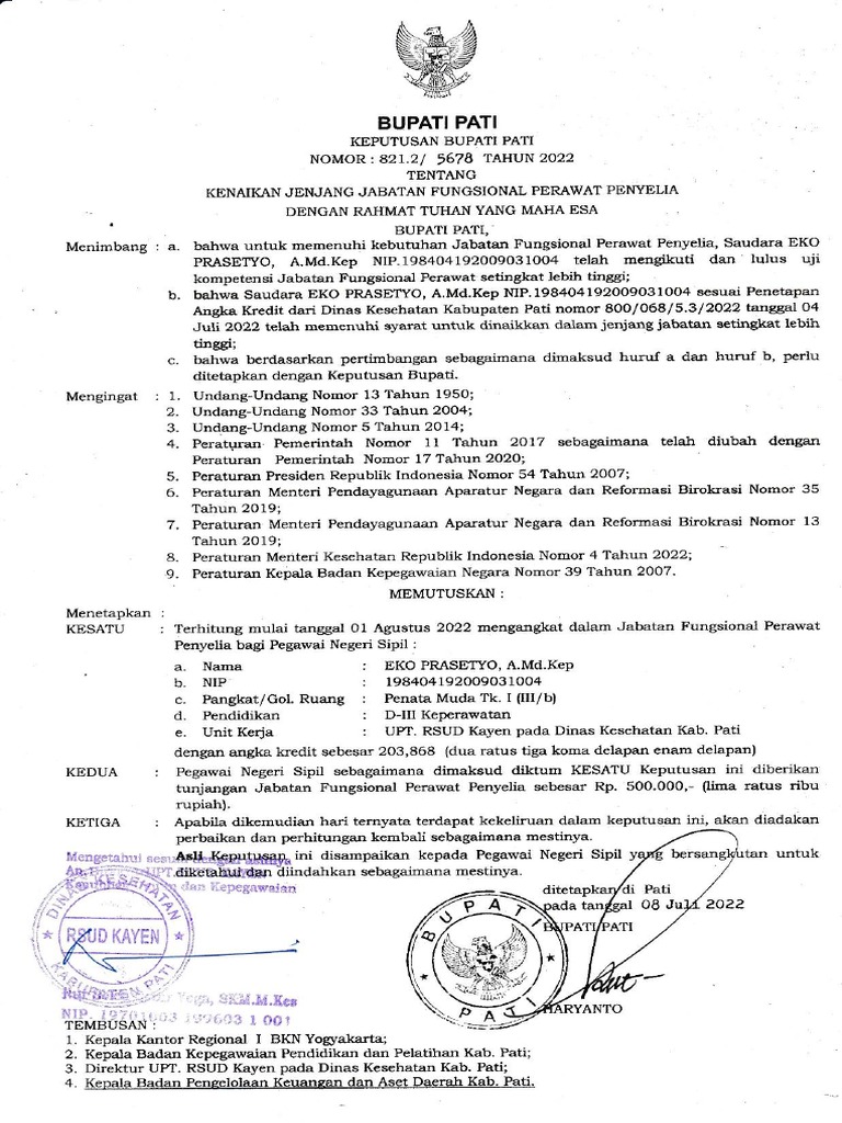 SK Eko Prasetyo | PDF