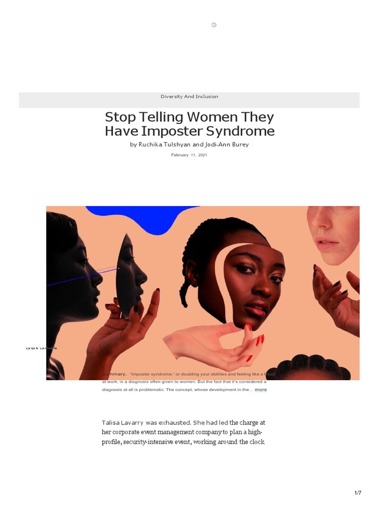 Challenging Imposter Syndrome in Women | PDF | Leadership | Bias