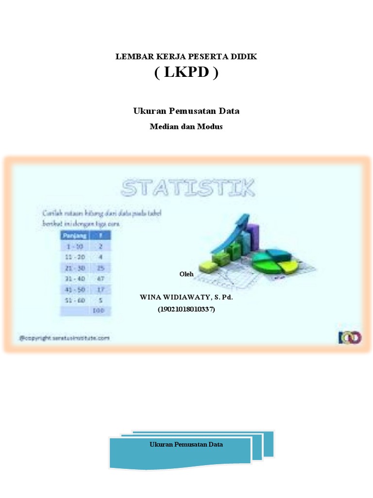 LKPD 2 Ukuran Pemusatan Data Berkelompok (Median Dan Modus) | PDF