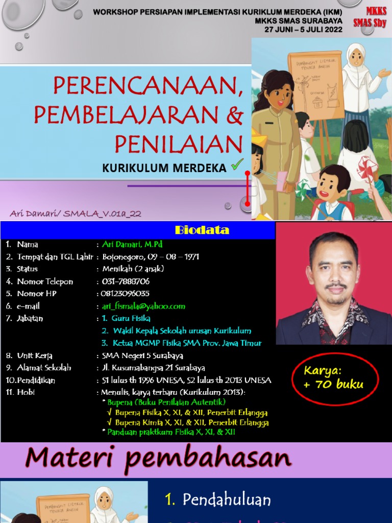 MKKS SMAS Surabaya - Penyusunan Perangkat Pembelajaran - IKM - Ari Damari V06.22 | PDF ...