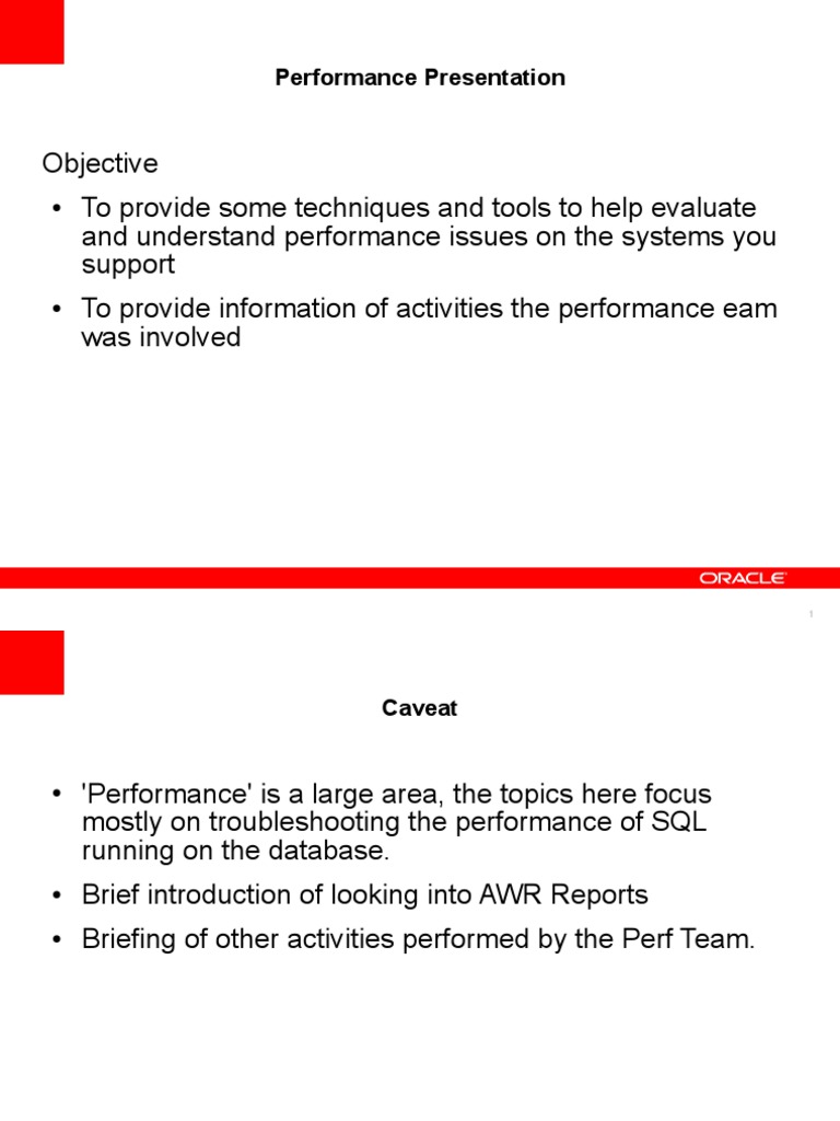 AWR Report Insights for Oracle Performance | PDF | Data Buffer | Oracle ...