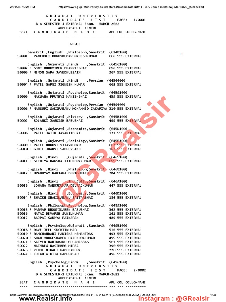 11 - B A Sem-1 (External) Mar-2022 - (Online) | PDF | Ethnic Groups | South Asia