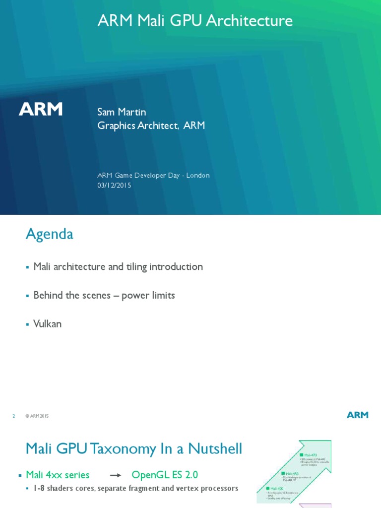Mali GPU Architecture | PDF | Shader | Graphics Processing Unit