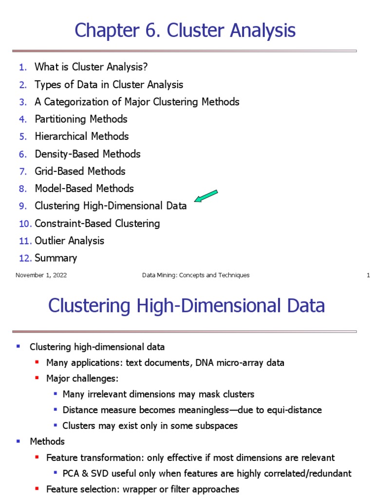 Lecture 6 - Clustering | PDF | Cluster Analysis | Outlier