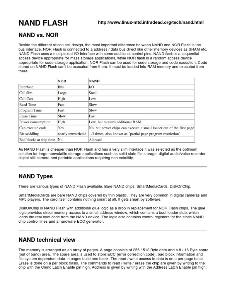 Nandflash | PDF | Flash Memory | Computer Data Storage