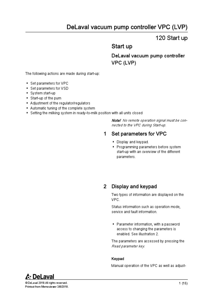 VPC & VSD Setup | PDF | Pump | Parameter (Computer Programming)