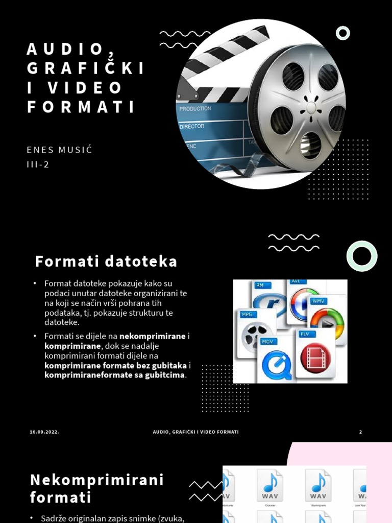 Audio, Grafički I Video Formati | PDF