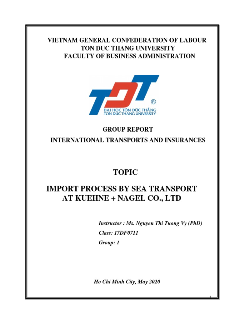 Sea Import Process Analysis | PDF | Logistics | Customs