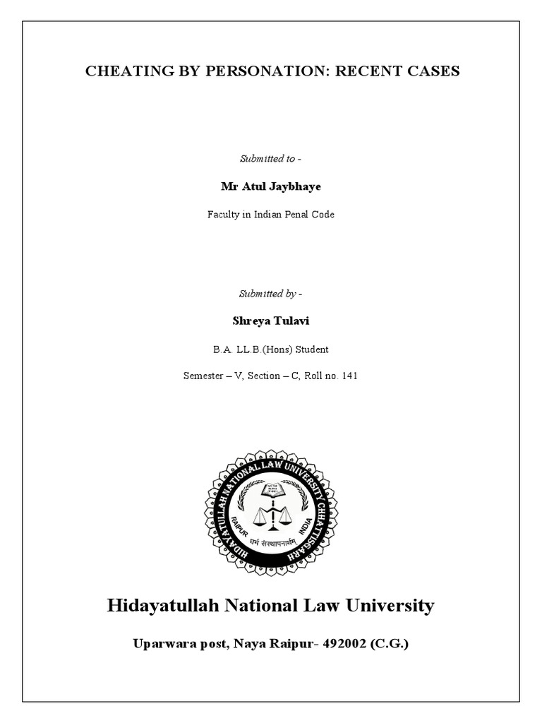 IPC Project | PDF | Crimes | Crime & Violence