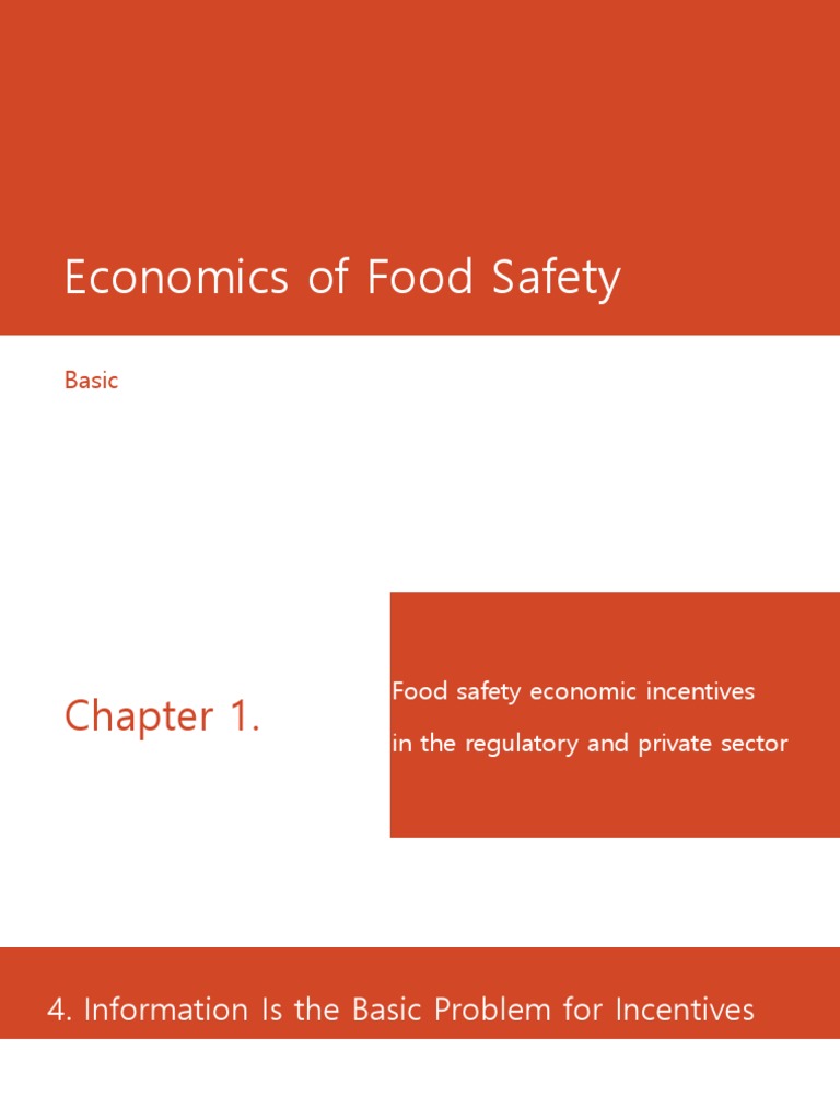 Economics of Food Safety: Basic | PDF | Economics | Demand Curve