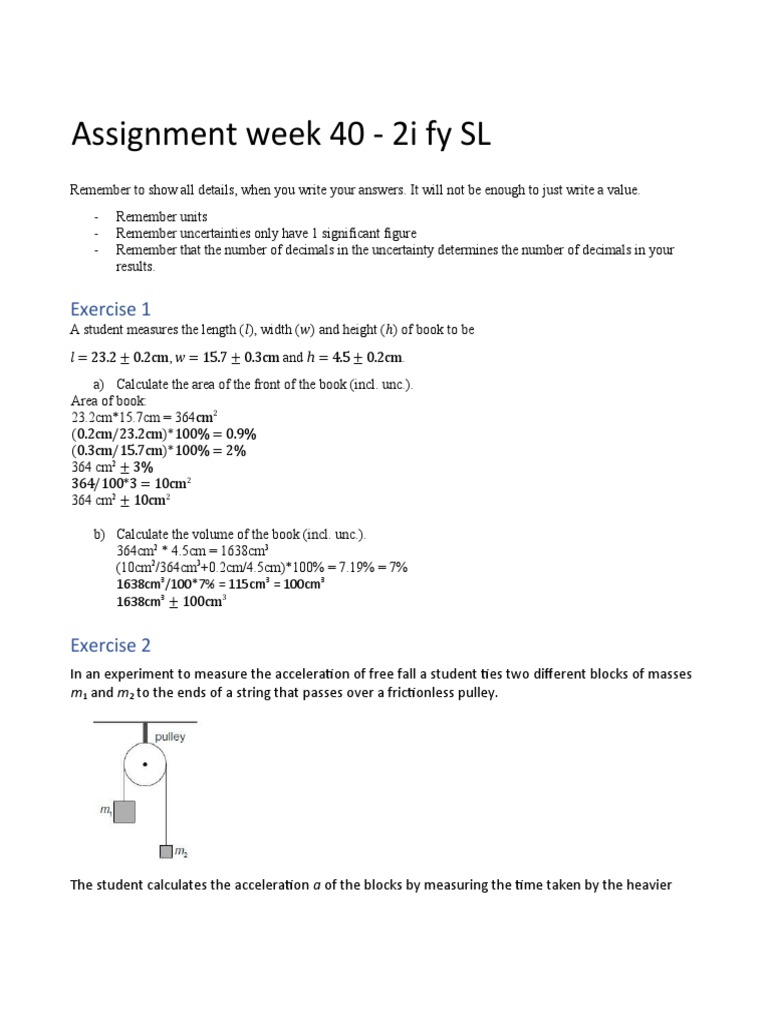 Assignment Week 40 - 2i Fy SL | PDF | Wavelength | Physics