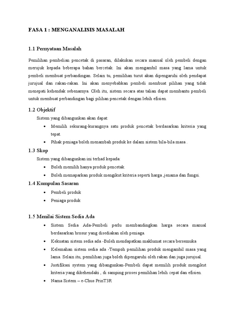 Kerja Kursus SK t4 Fasa 1 Dan Fasa 2 | PDF