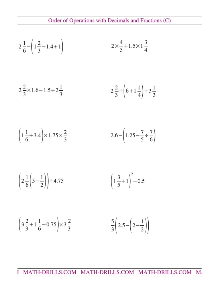 Ooo Fractions Decimals 003.1425432746 | PDF | Mathematical Objects ...