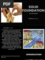Parables of Jesus: A Tale of Two Houses | PDF
