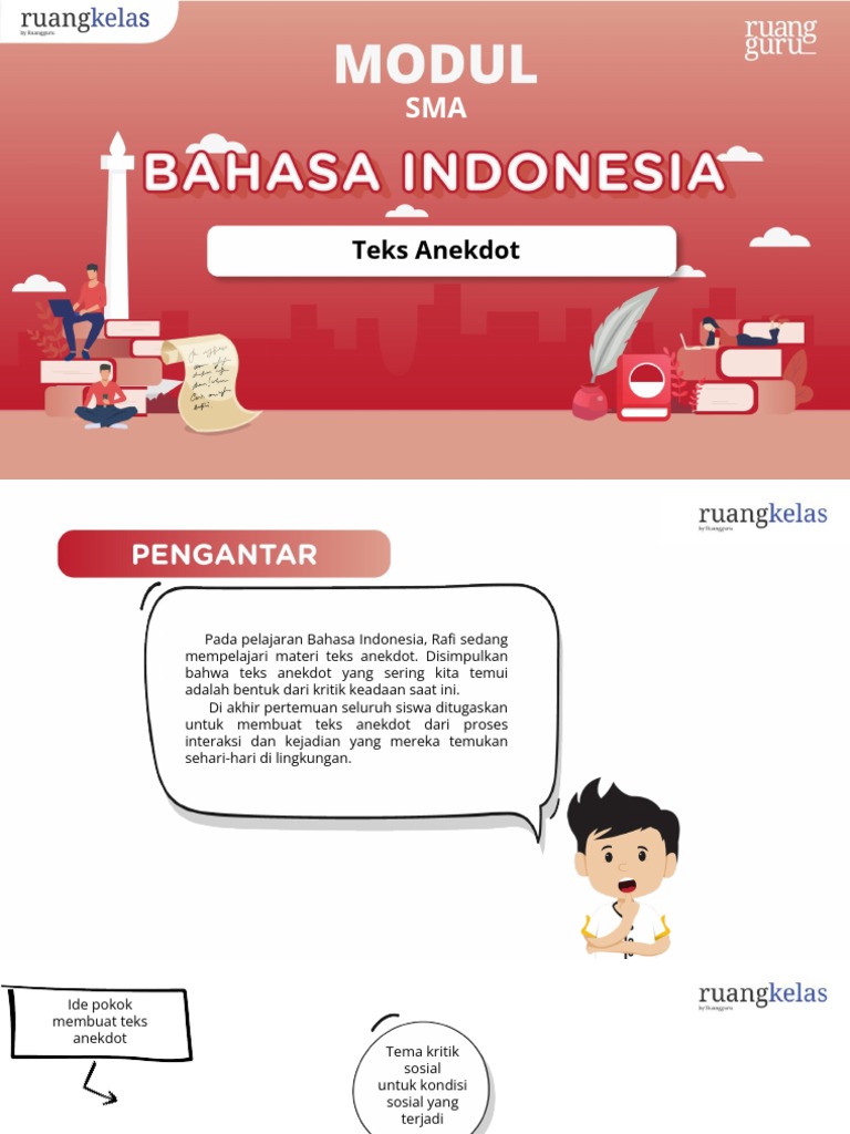 Panduan Lengkap Teks Anekdot | PDF