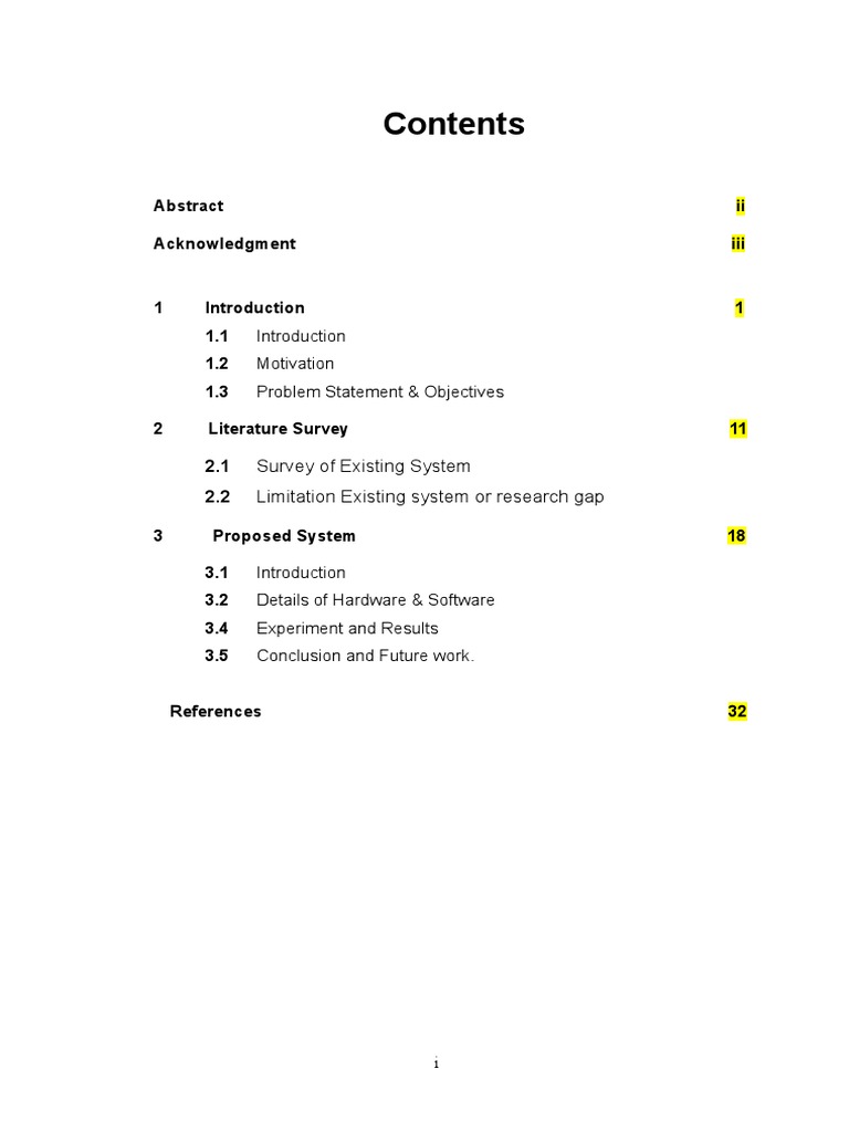 CG Project Report Index | PDF