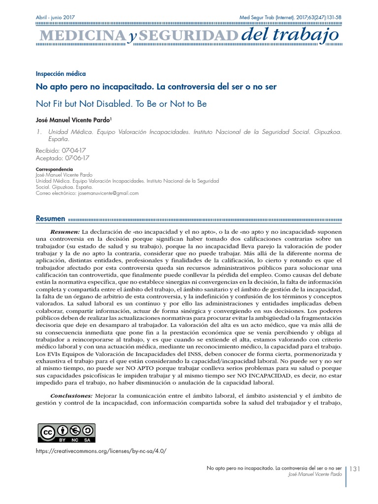 Alta de No Aptos | PDF | Trastorno mental | Invalidez