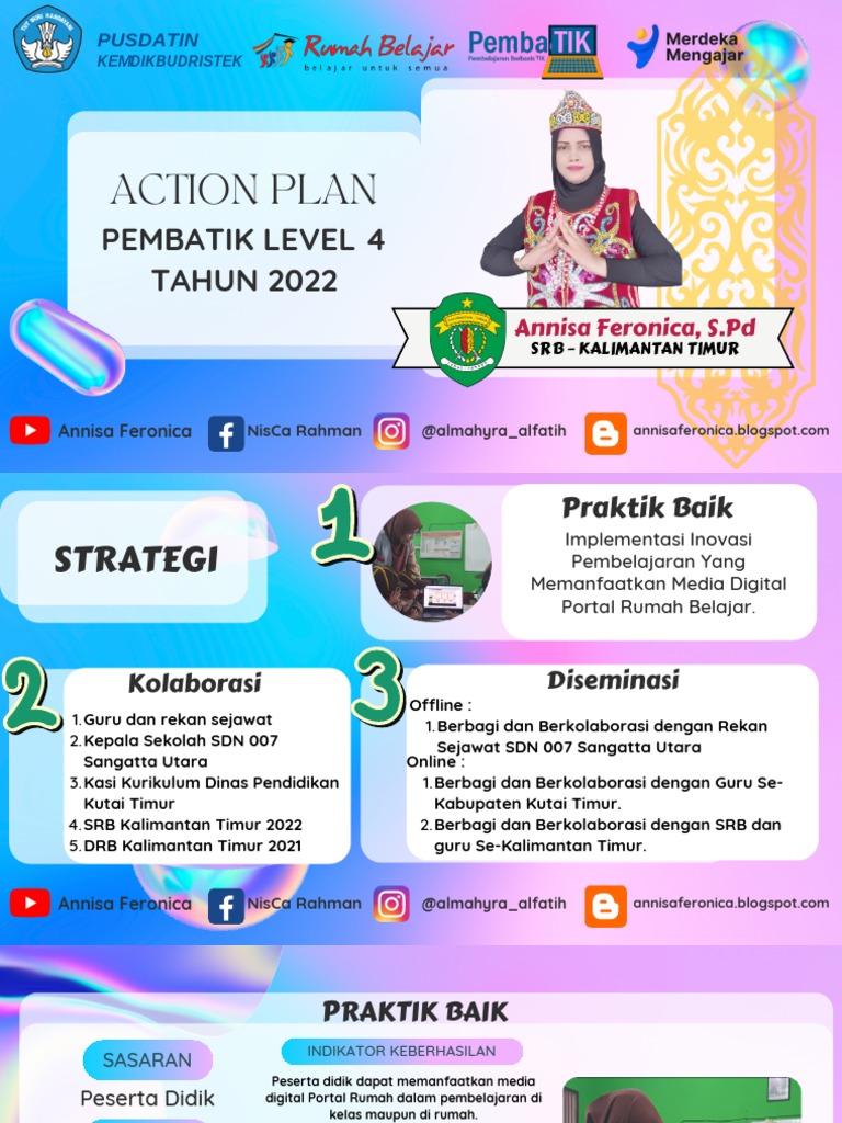 Action Plan pembaTIK Level 4 | PDF